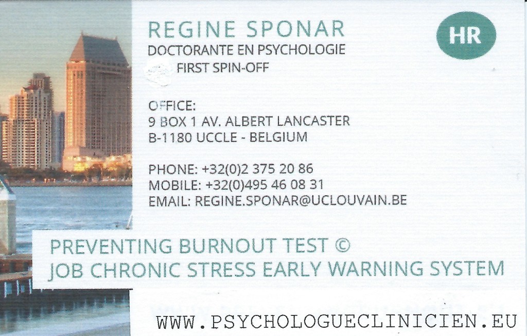 Le cabinet de consultation psychologie clinique régine Sponar